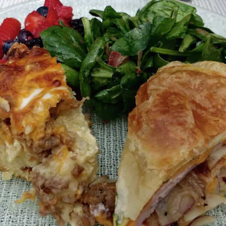 Brunch Torte of Egg, Potato and Ham - Great Eight Friends