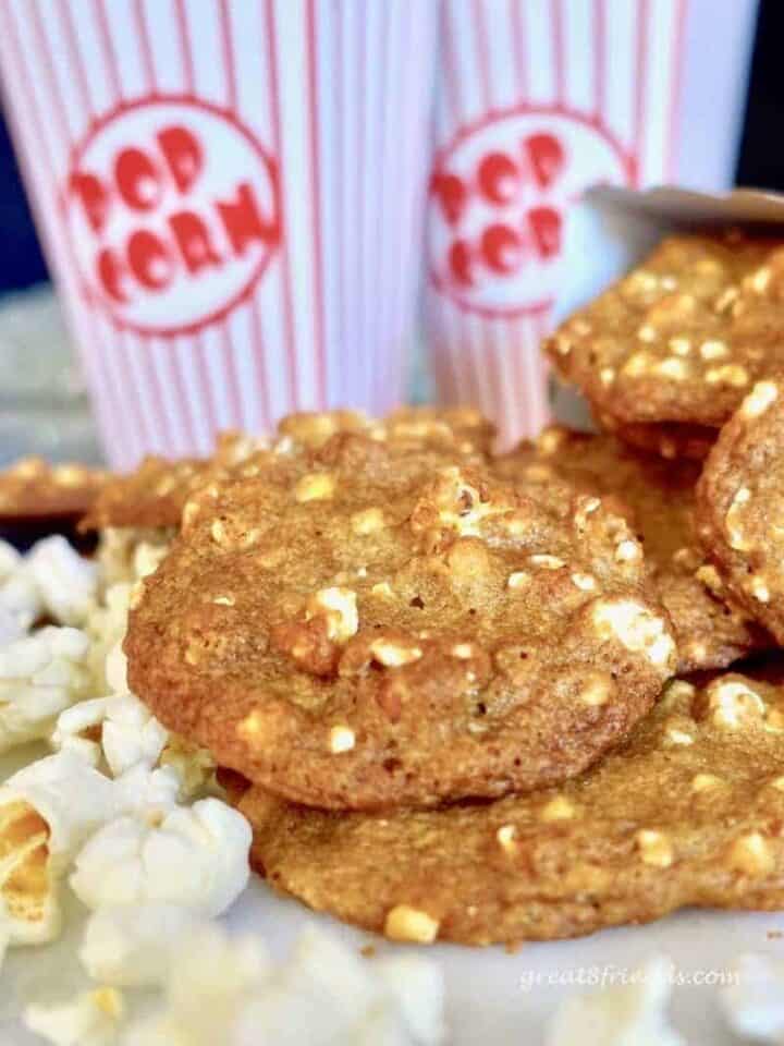 Buttered Popcorn Cookies Recipe - Great Eight Friends