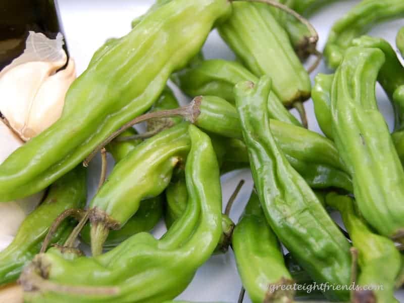 Savory Shishito Peppers | Great Eight Friends