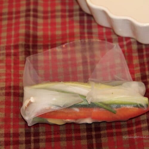 Easy Fresh Veggie Spring Rolls - Great Eight Friends