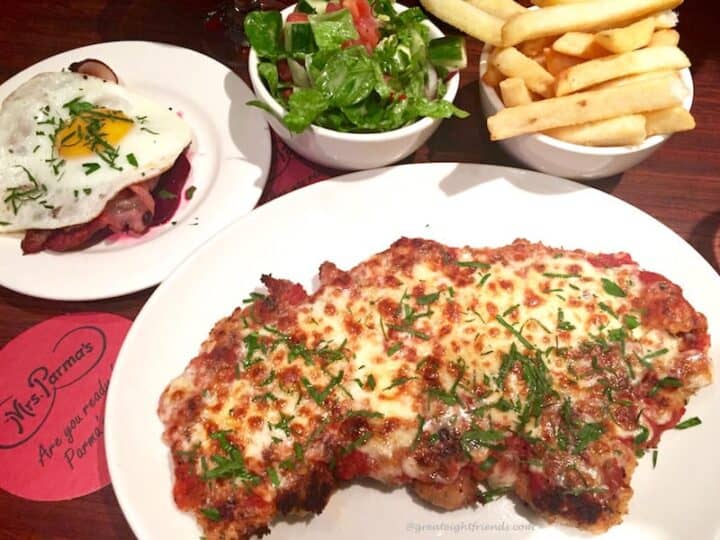 Classic Chicken Parma Aussie Style - Great Eight Friends