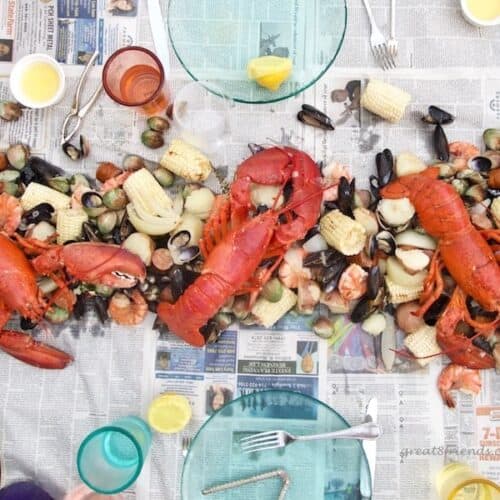 Easy Recipe for a Clambake on the Grill - Great Eight Friends