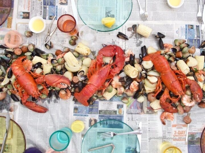 Easy Recipe for a Clambake on the Grill - Great Eight Friends