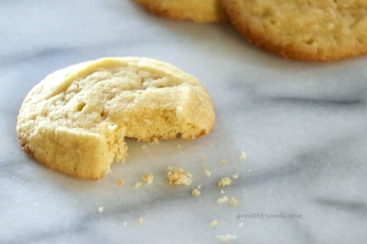 One Bowl Slice and Bake Butter Cookies - Great Eight Friends