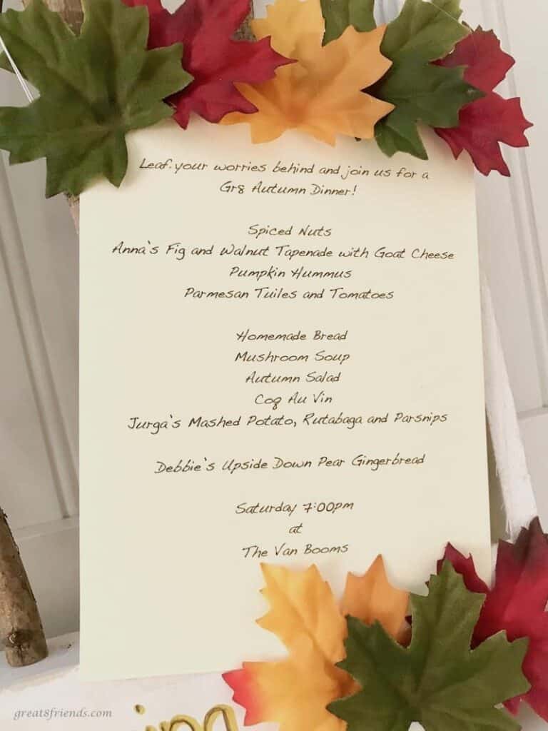 Great Eight Celebrates Autumn - Great Eight Friends
