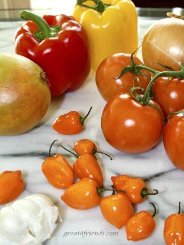 Caribbean Mango Pepper Sauce Recipe - Great Eight Friends