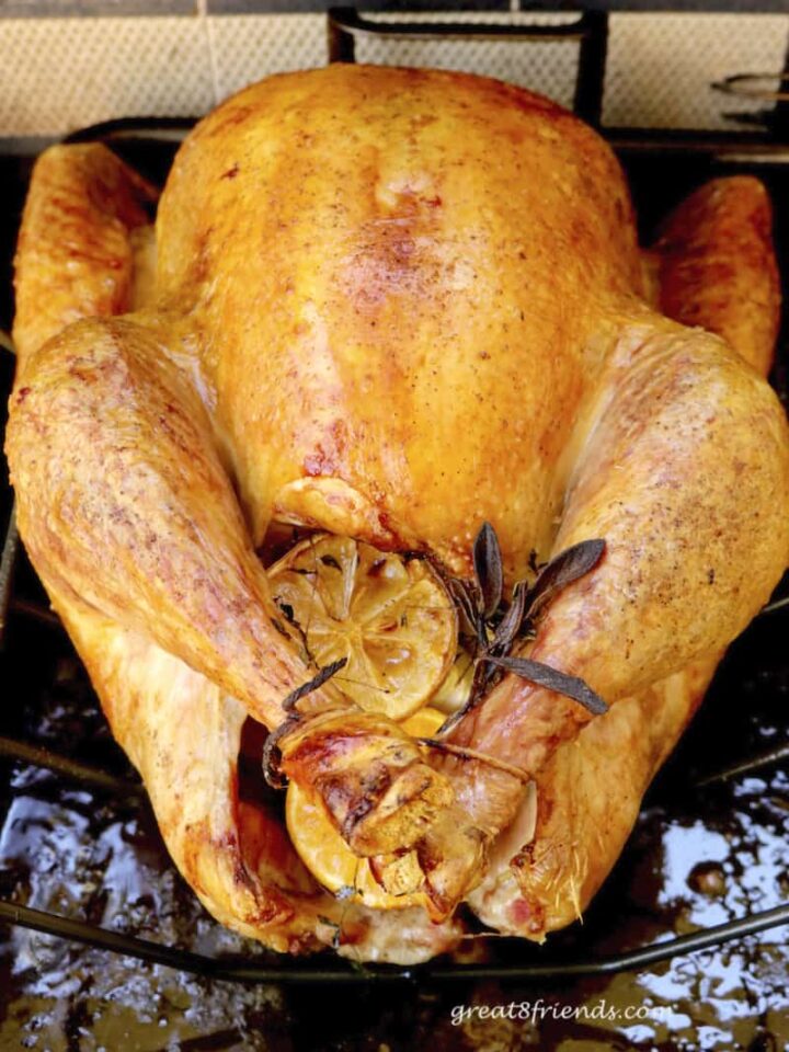 How to Cook a Whole Turkey on the Grill! - Great Eight Friends