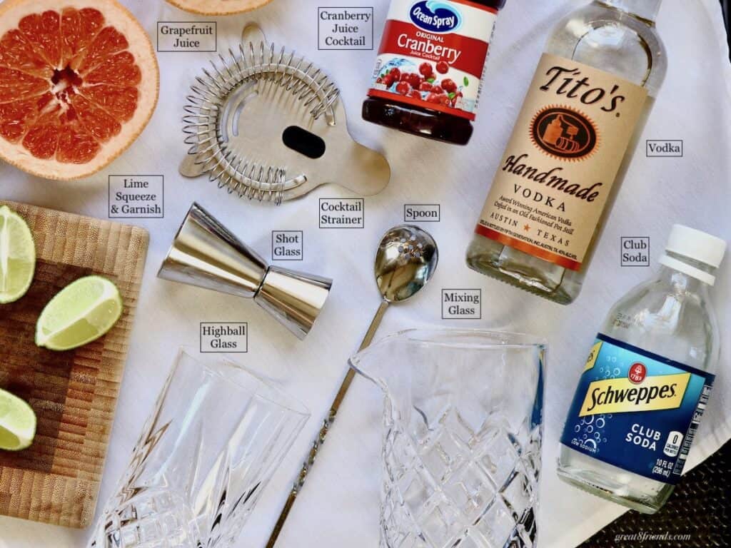 Nantucket Seabreeze Cocktail Recipe - Great Eight Friends