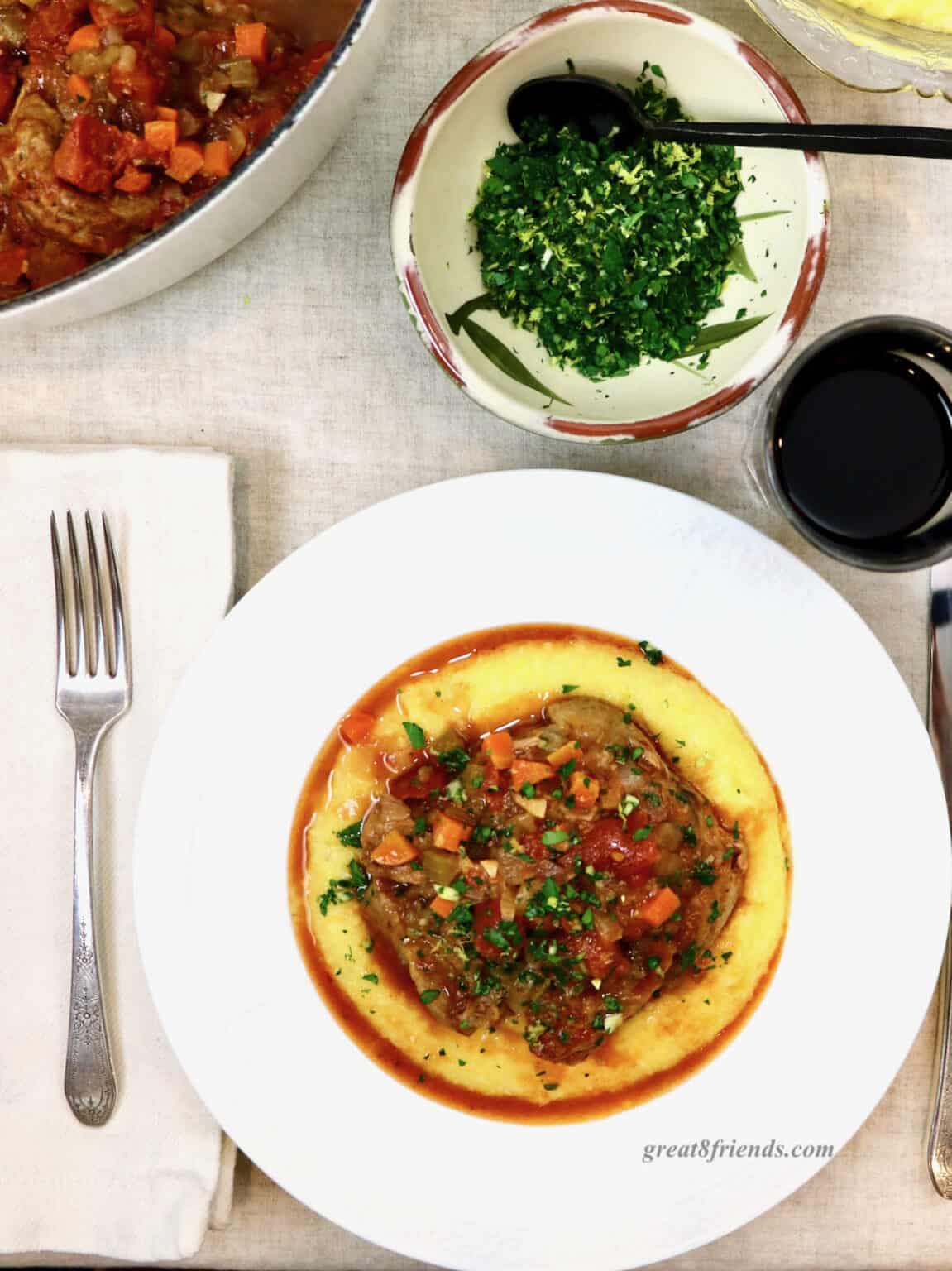 Osso Buco, A Very Special Meal - Great Eight Friends
